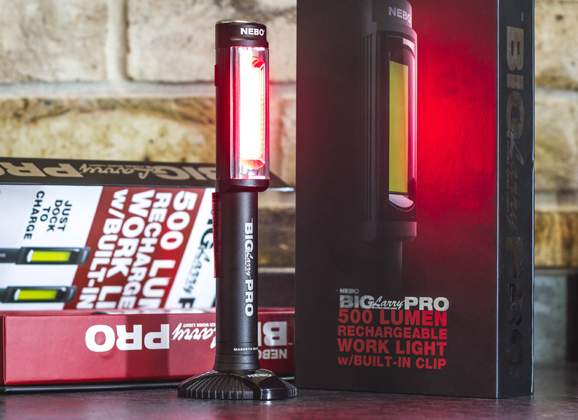 NEBO Latarka Big Larry Pro RC, 500 lumenów